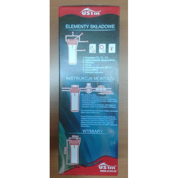 FILTR WSTĘPNY USTM 3/4" + wkład sznurkowy SZNURKOWY